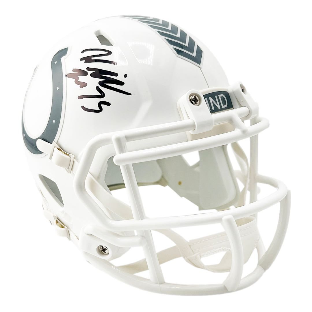 Will Fries Signed Indianapolis Colts Salute to Service 2024 Mini Footb ...