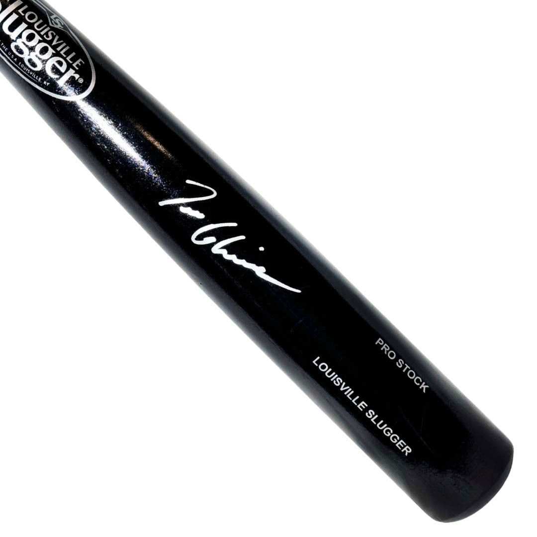 Tom Glavine Signed Louisville Slugger Official MLB Black Baseball Bat — RSA