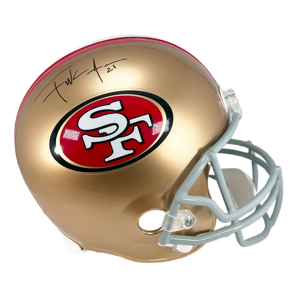 Frank Gore Signed San Francisco 49ers Full-Size Replica Football Helme ...