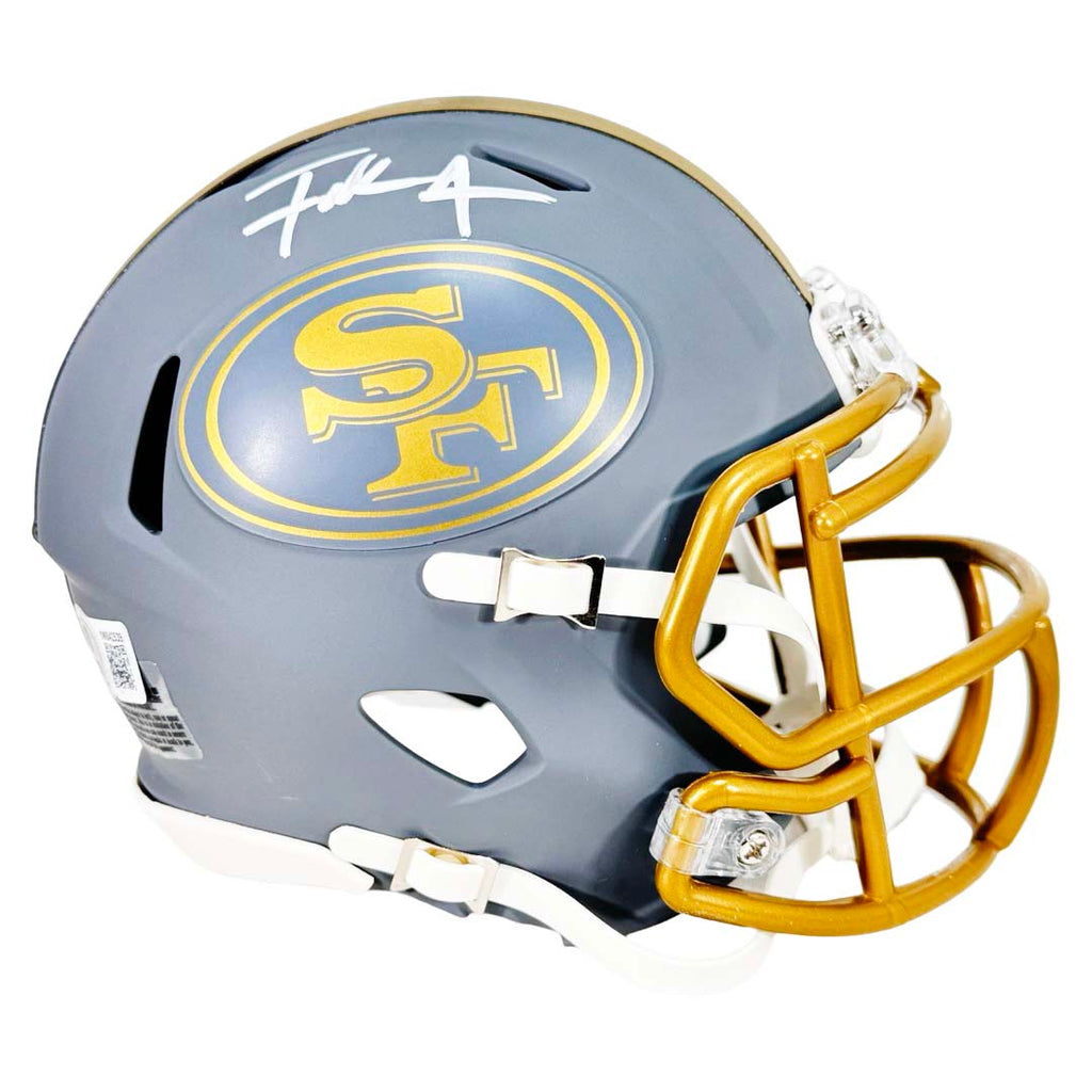 Football Signed Mini Helmets with Authentication - RSA