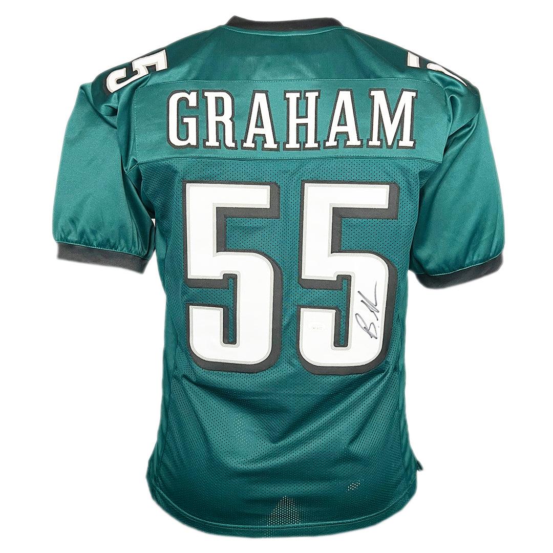 Brandon Graham Signed Philadelphia Green Football Jersey (Beckett) — RSA