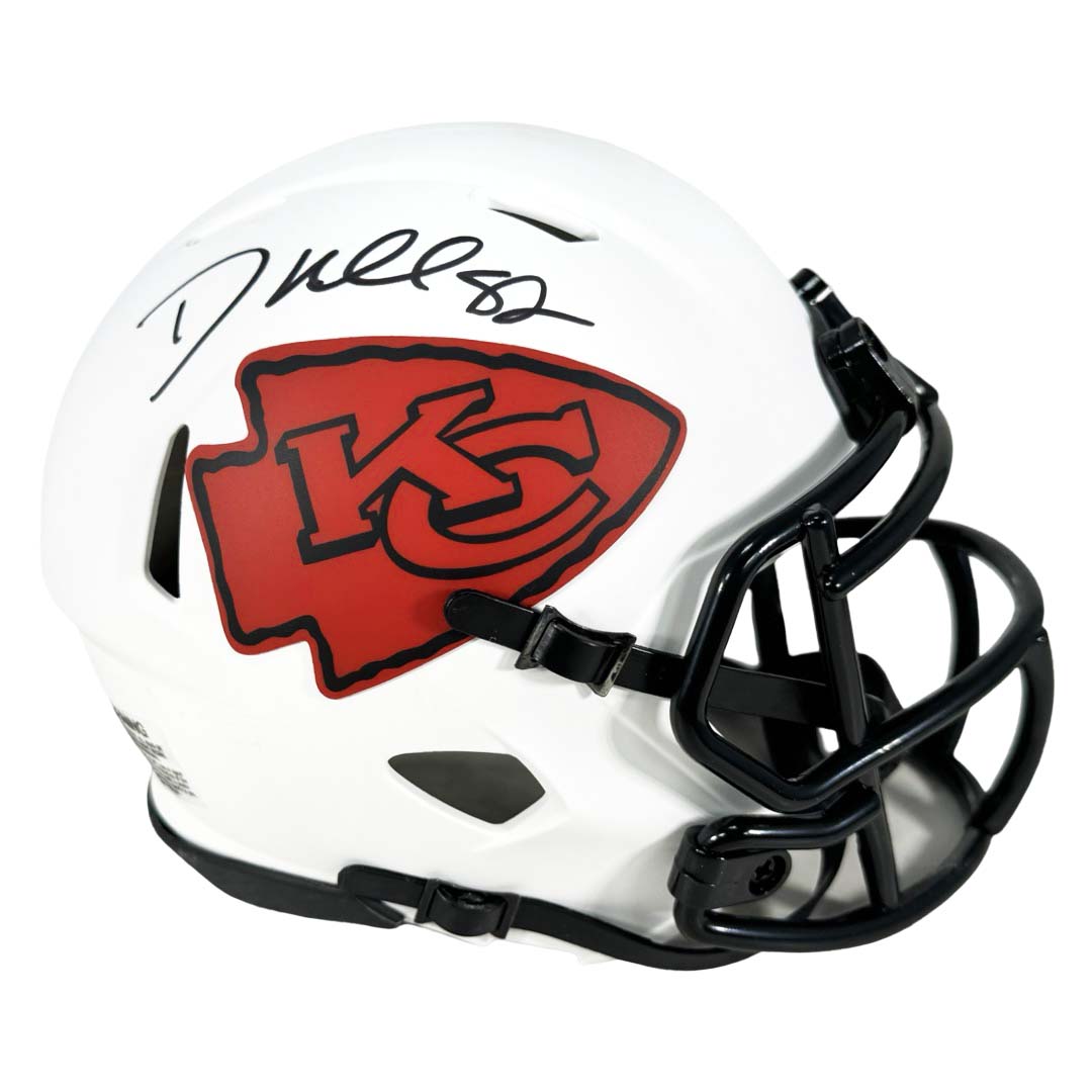 Dante Hall Signed Kansas City Chiefs Lunar Eclipse Mini Football Helme ...