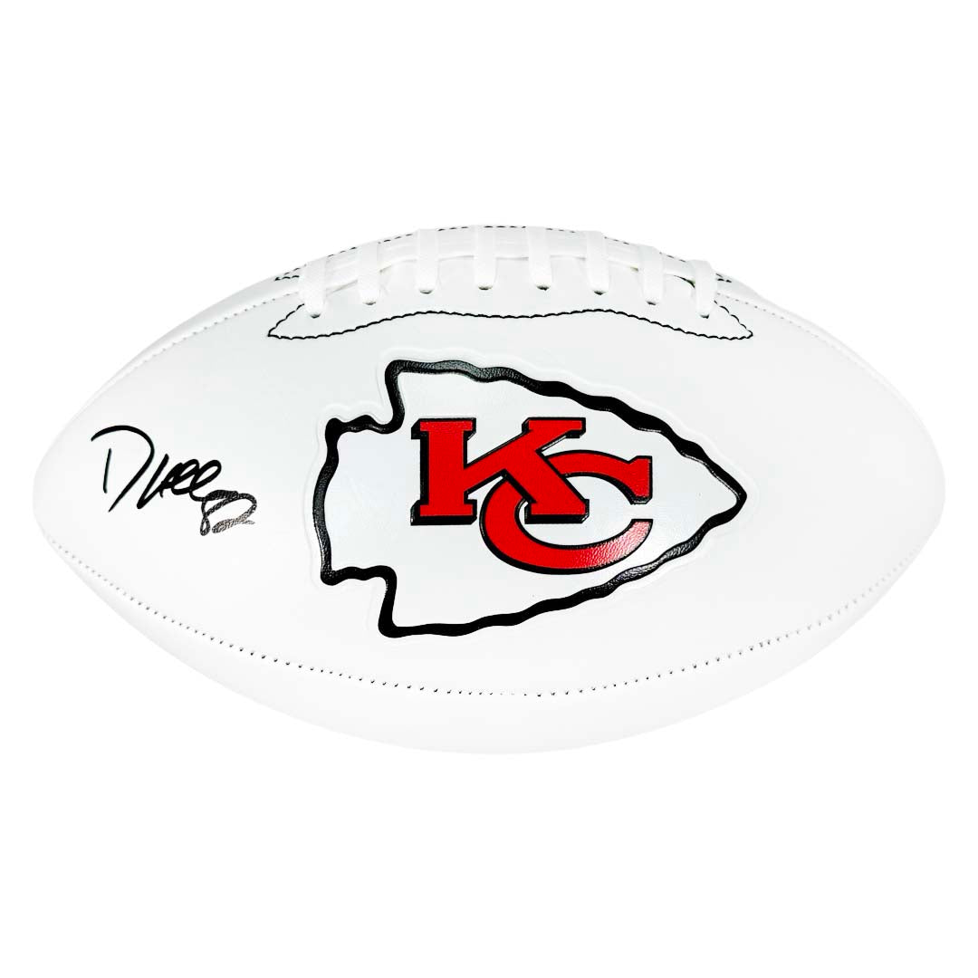 Dante Hall Signed Kansas City Chiefs Official NFL Team Logo Football ...