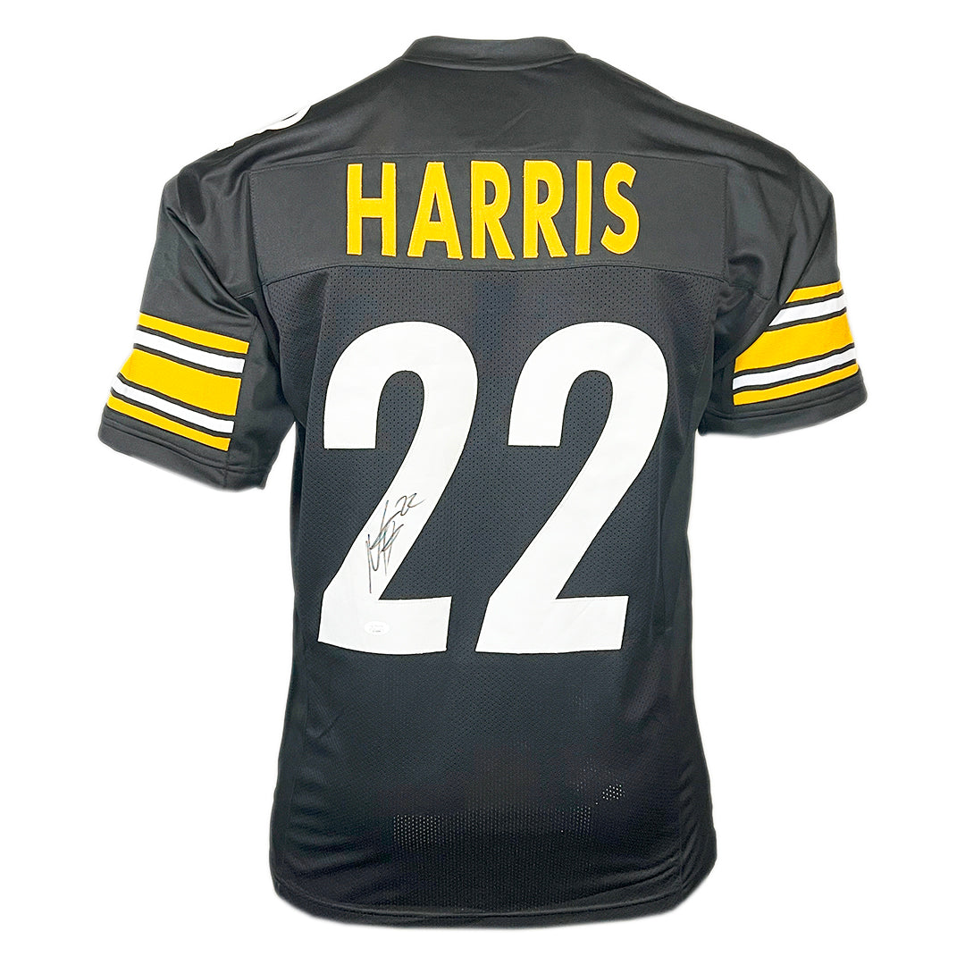 Najee Harris Signed Pittsburgh Black Football Jersey (JSA) — RSA