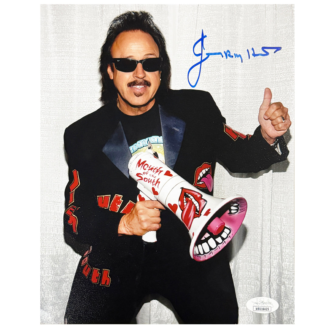 Jimmy Hart Signed Pose 2 Wrestling 8x10 Photo (JSA) — RSA