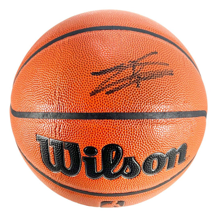 Tyler Herro Signed Wilson Authentic Series Series Basketball - Black I ...