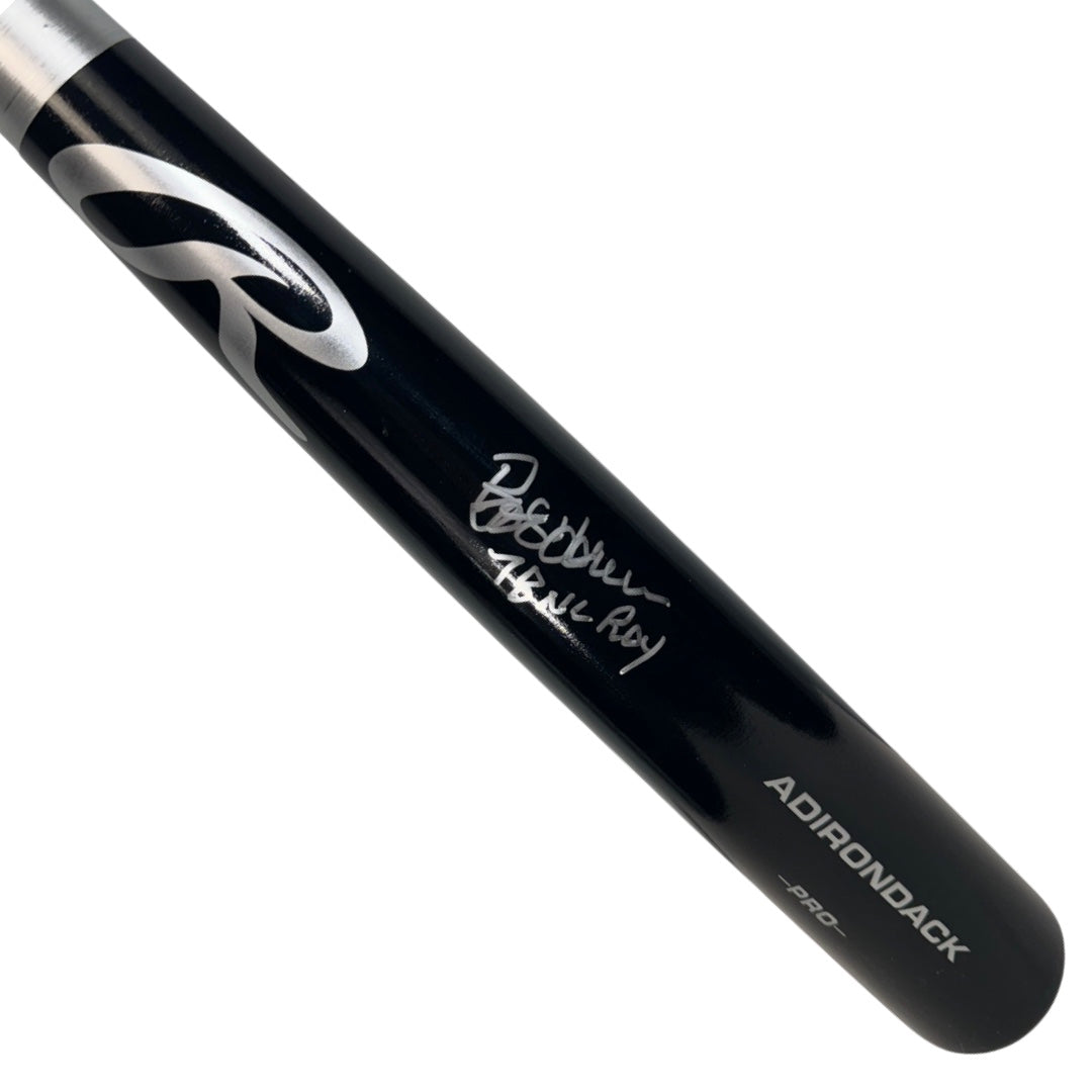 Bob Horner Signed 78 NL ROY Inscription Rawlings Black Baseball Bat (J ...
