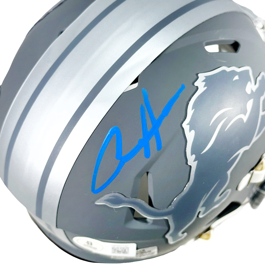 Football Signed Mini Helmets with Authentication - RSA