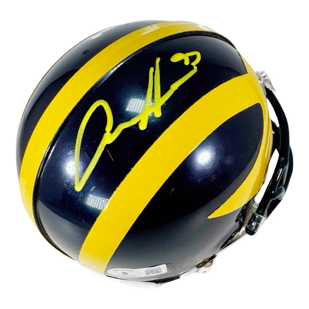 Aidan Hutchinson Signed Michigan Wolverines Mini Football Helmet (Beck ...