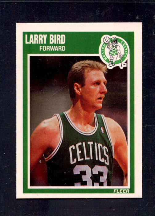 1989-90 Fleer #8 Larry Bird Boston Celtics Basketball Cards — RSA
