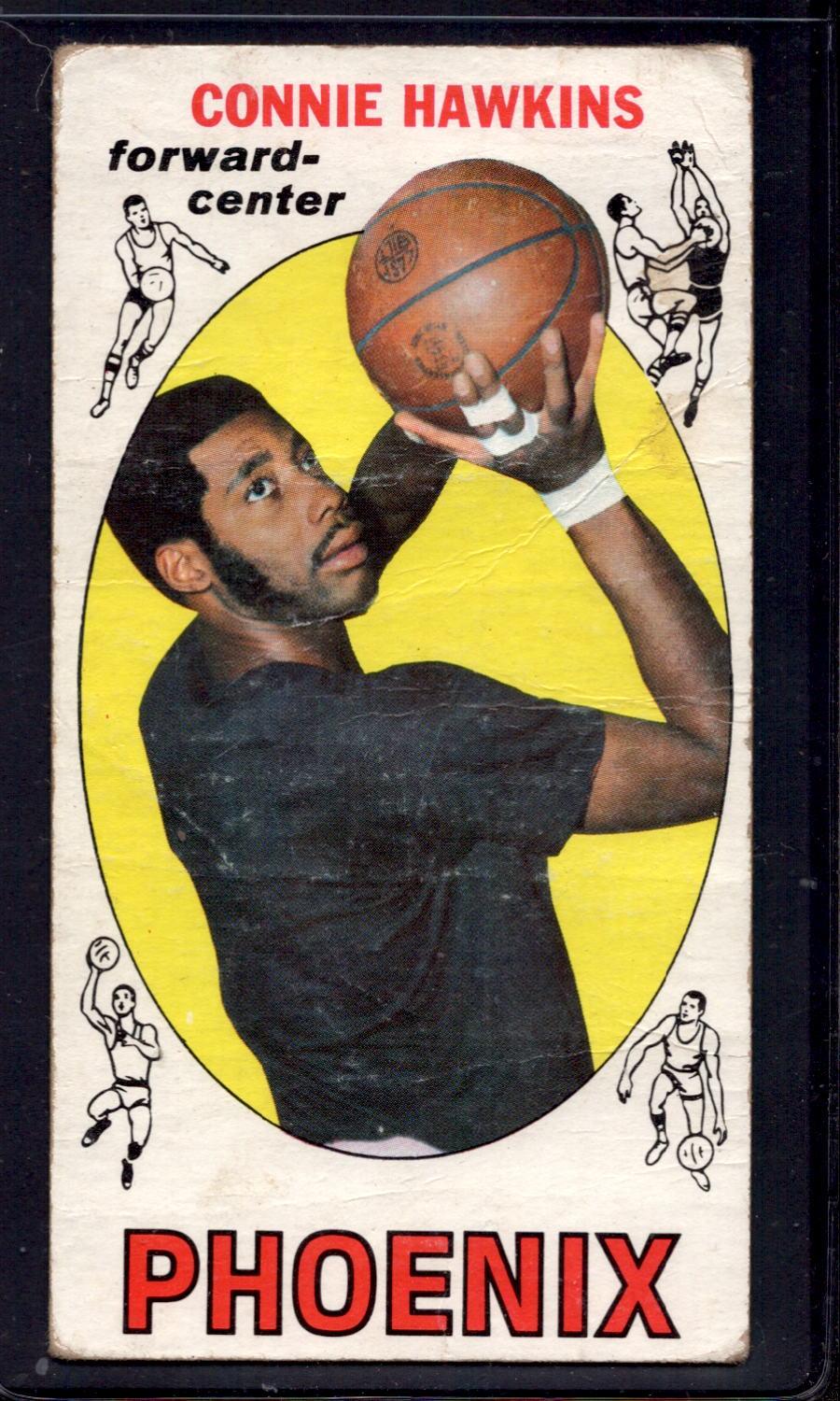 1969-70 Topps #15 Connie Hawkins Phoenix Suns Rookie Basketball Cards — RSA