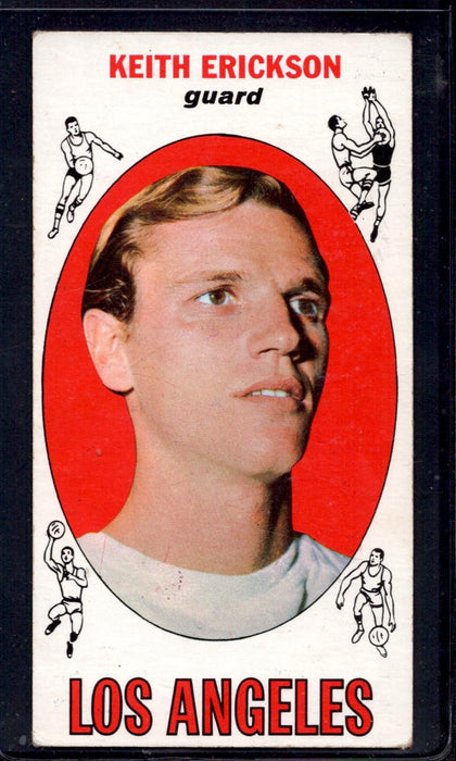 1969-70 Topps #29 Keith Erickson Los Angeles Lakers Rookie Basketball — RSA