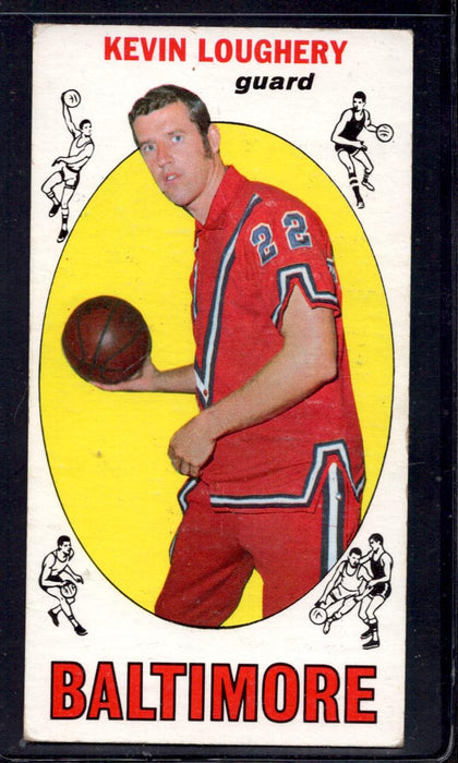 1969-70 Topps #94 Kevin Loughery Baltimore Bullets Rookie Basketball C ...