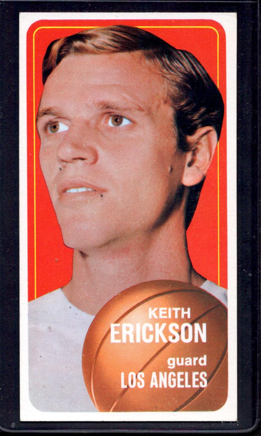 1970-71 Topps #38 Keith Erickson Los Angeles Lakers Basketball Cards — RSA