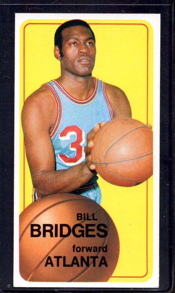 1970-71 Topps #71 Bill Bridges Atlanta Hawks Basketball Cards — RSA