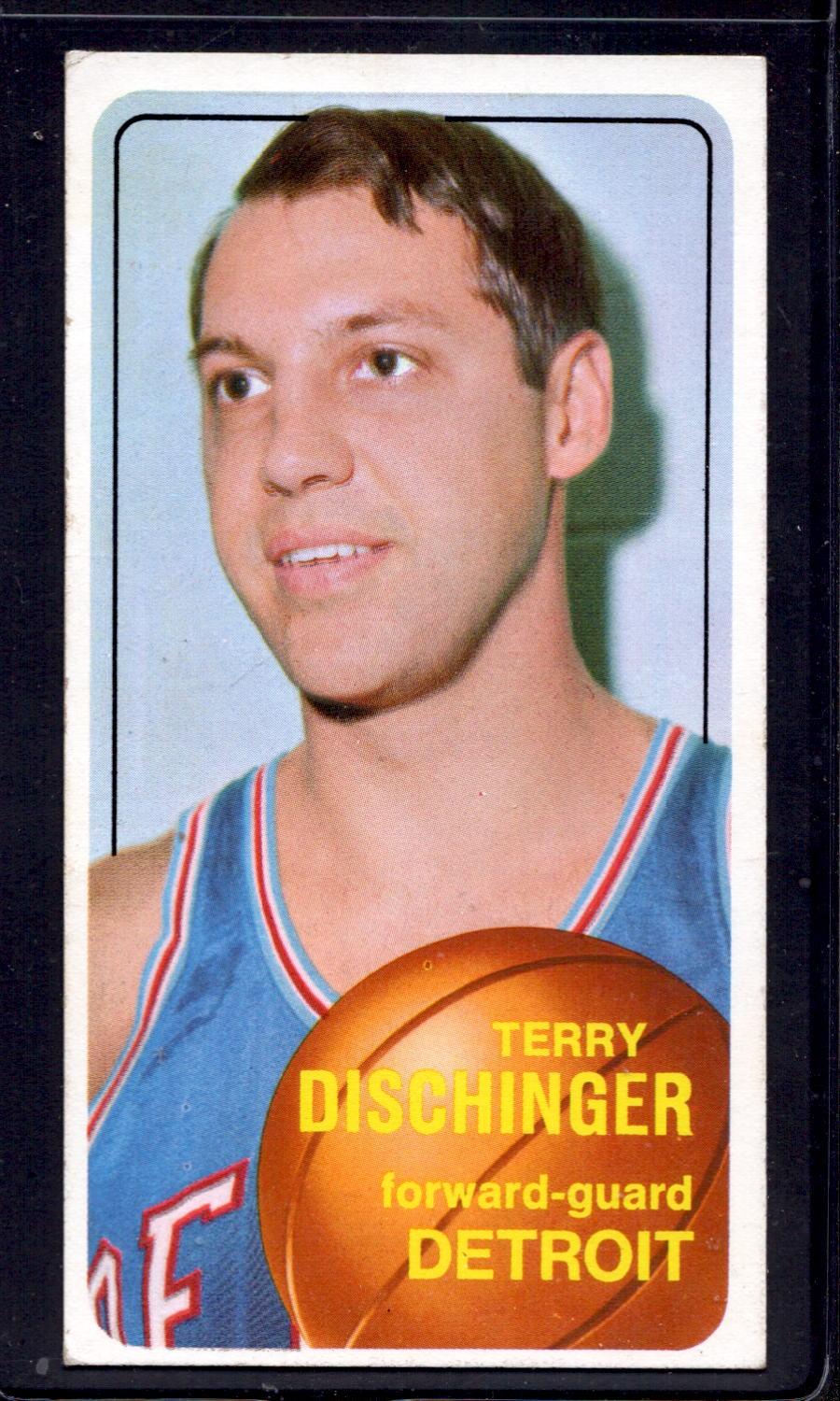 1970-71 Topps #96 Terry Dischinger Detroit Pistons Basketball Cards — RSA