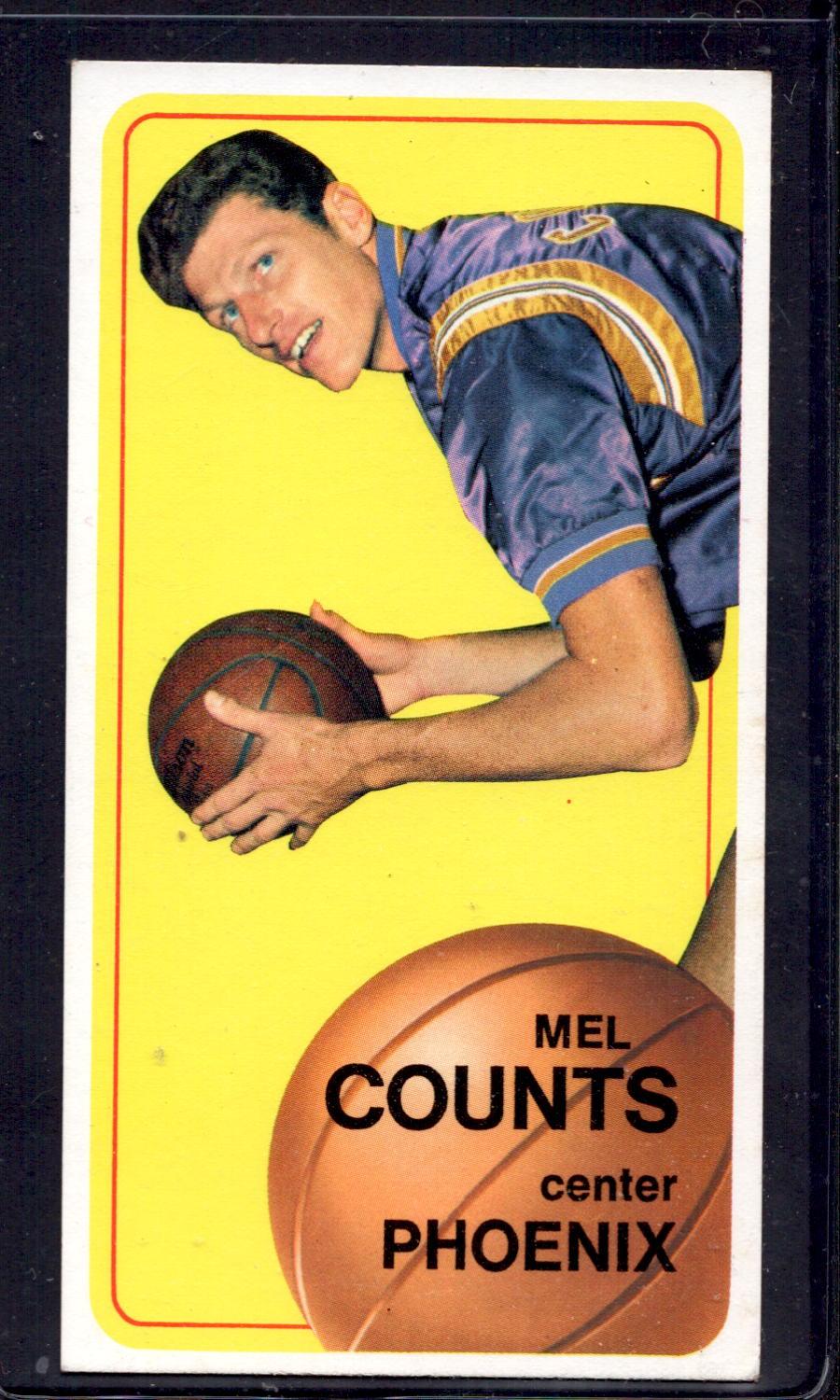1970-71 Topps #103 Mel Counts Phoenix Suns Basketball Cards — RSA