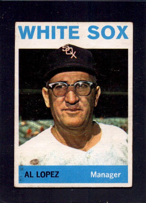1964 Al Lopez Topps #232 White Sox Manager Baseball Card — RSA