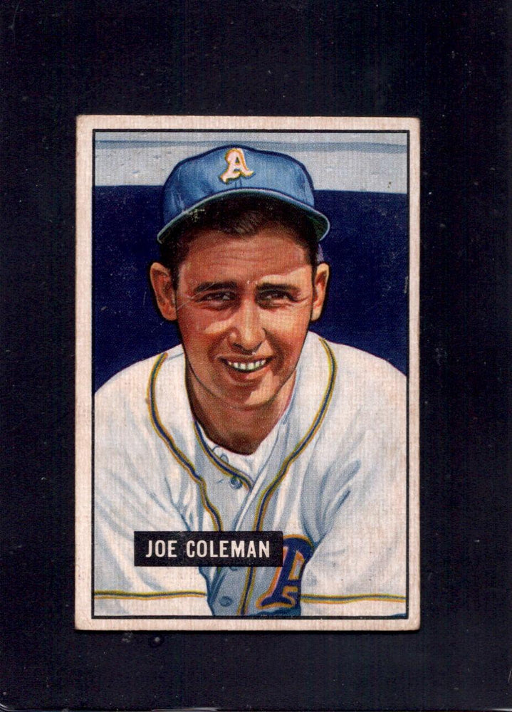 1951 Joe Coleman Bowman #120 Athletics Baseball Card — RSA