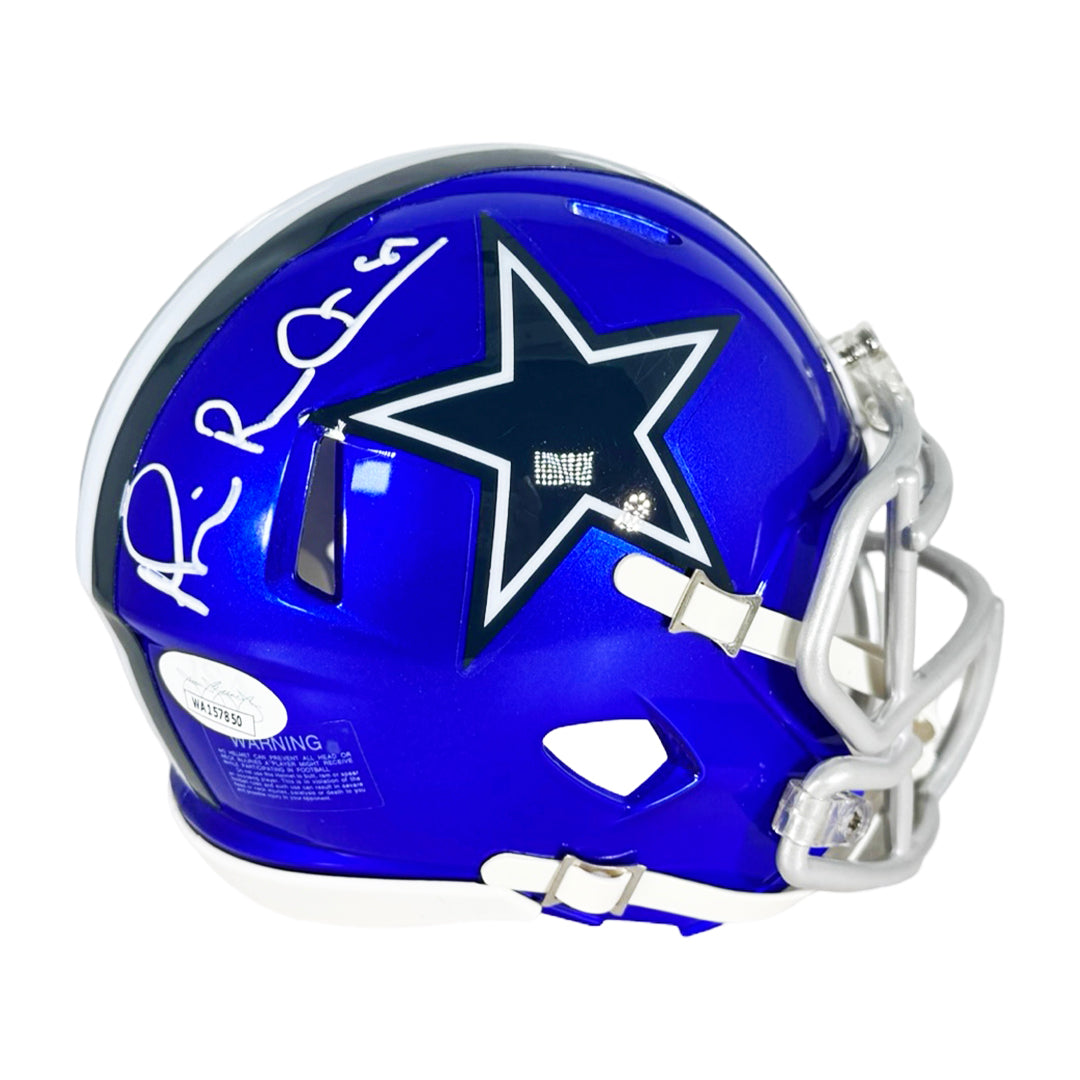 Michael Irvin Signed Dallas Cowboys Flash Mini Football Helmet (JSA) — RSA