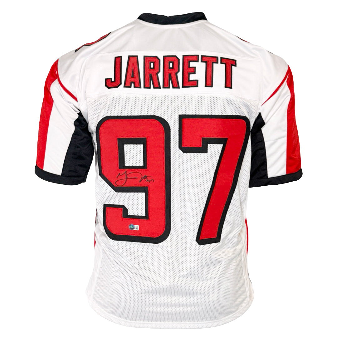 Grady Jarrett Signed Atlanta White Football Jersey (Beckett) — RSA
