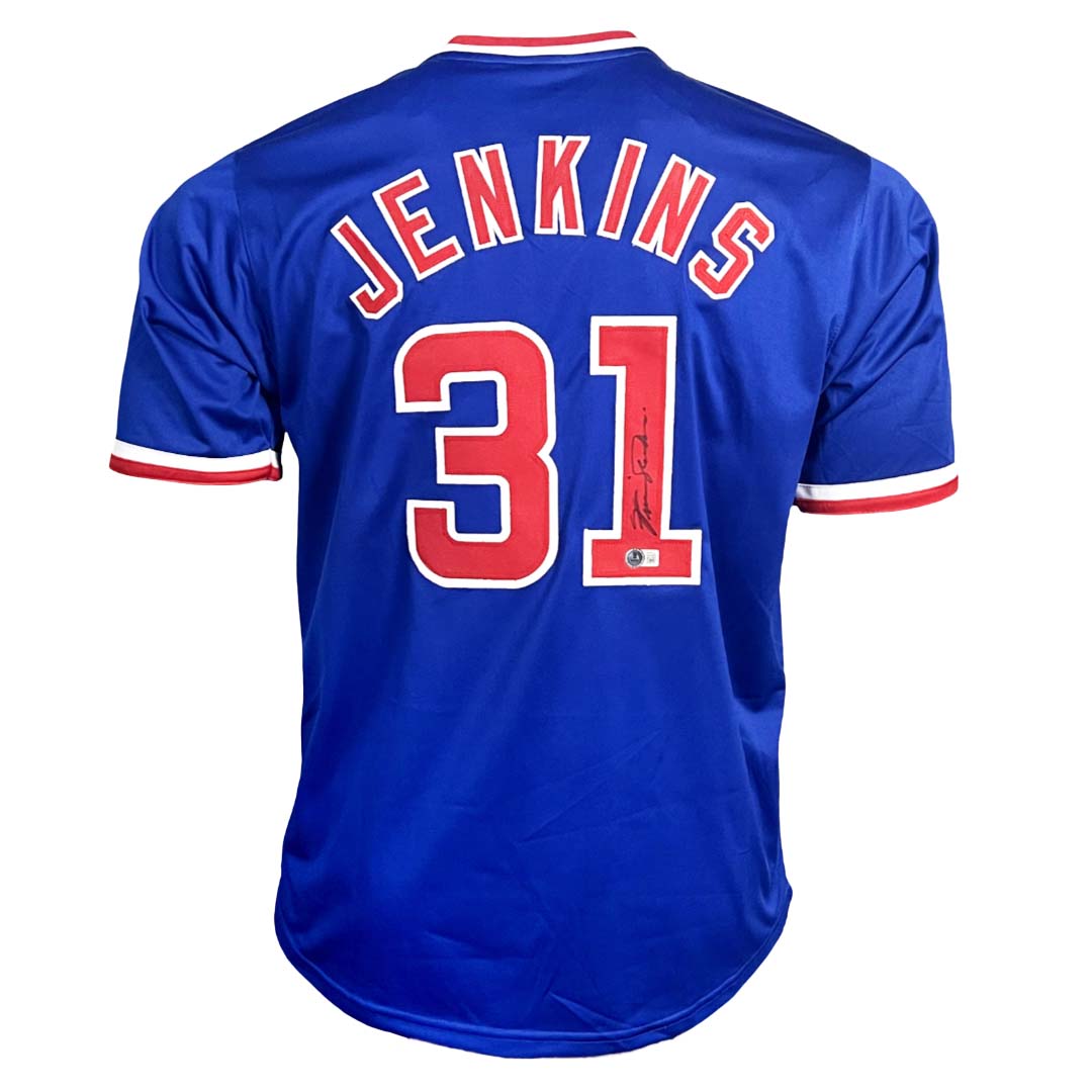 Ferguson Jenkins Signed Chicago Royal Blue Baseball Jersey (Beckett) — RSA