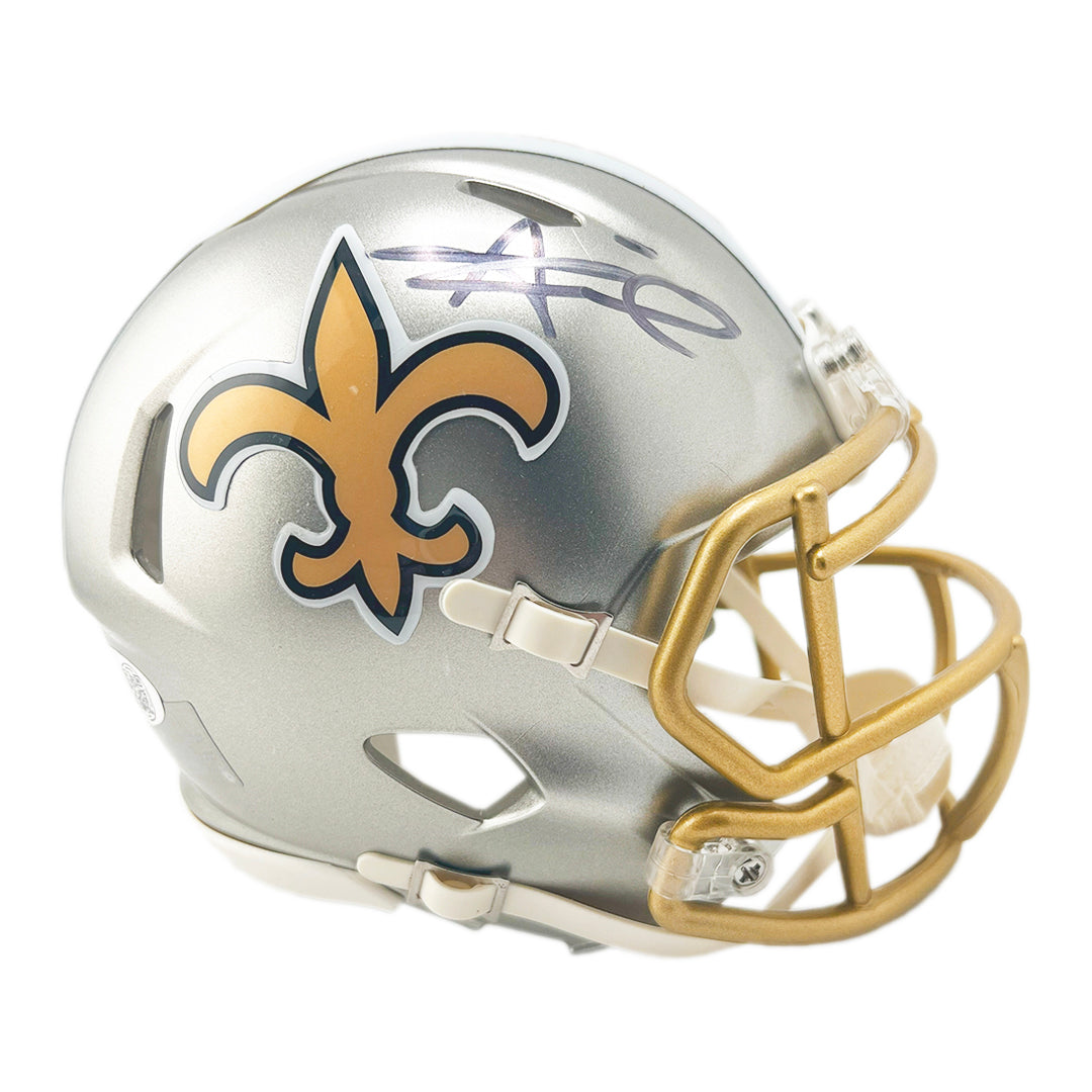 Alvin Kamara Signed New Orleans Saints Flash Mini Football Helmet (JSA ...