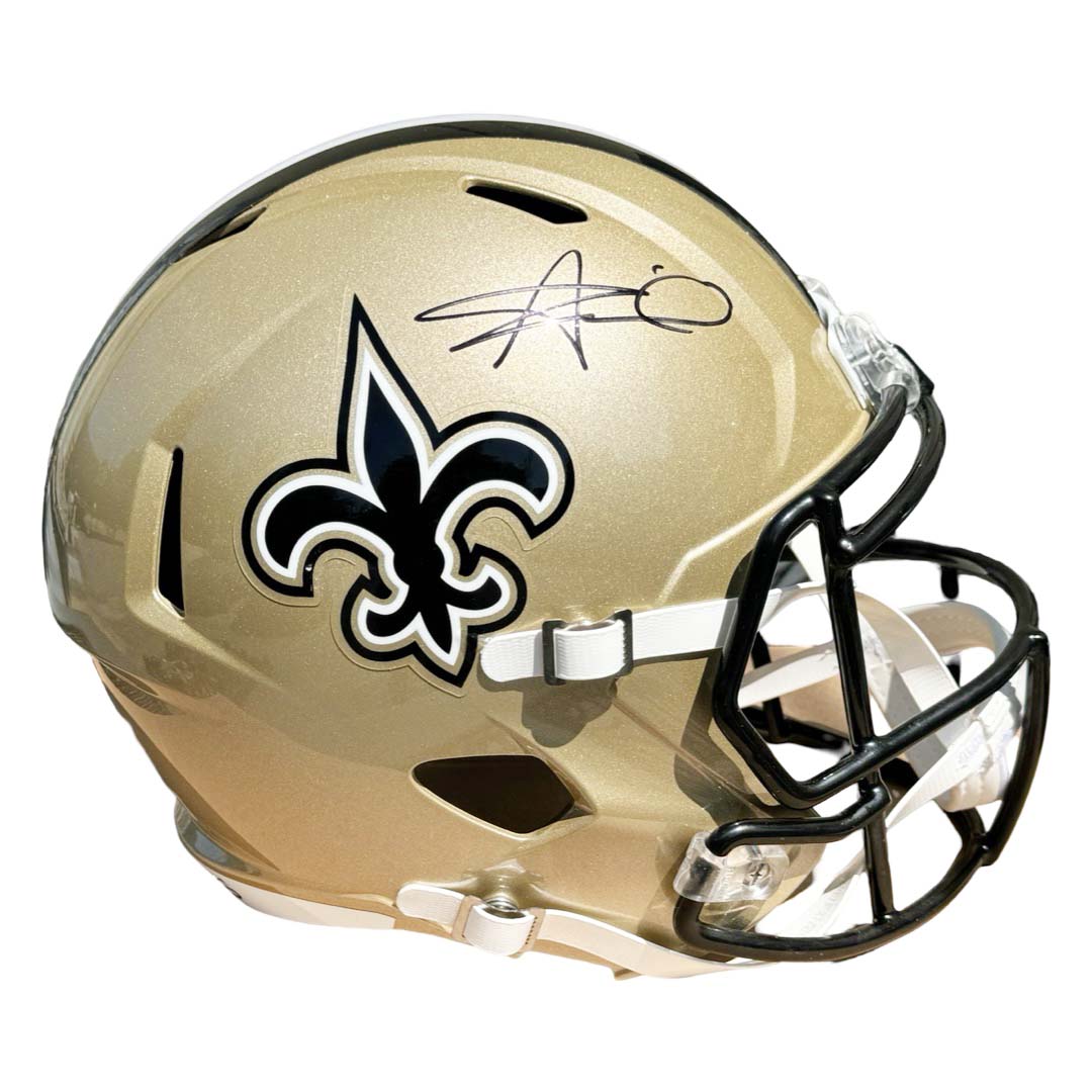 Alvin Kamara Signed New Orleans Saints Speed Full-Size Replica Footbal ...