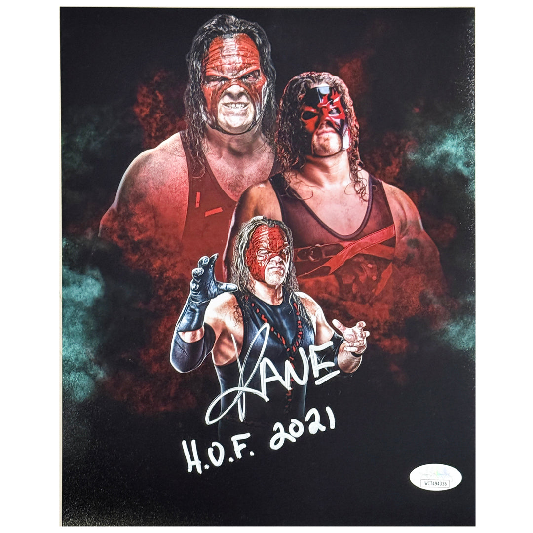 KANE Signed HOF 2021 Pose 1 Wrestling 8x10 Photo (JSA) — RSA