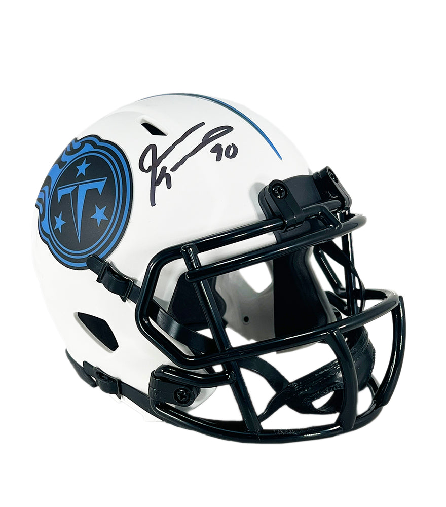 Jevon Kearse Signed Tennessee Titans Lunar Eclipse Speed Mini Football ...
