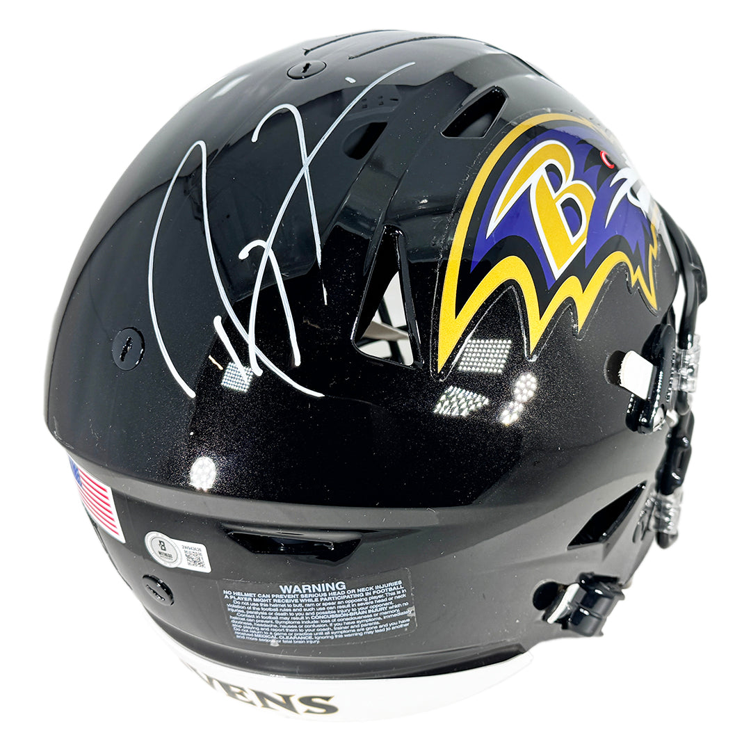 Ray Lewis Signed Baltimore Ravens Authentic SpeedFlex Full-Size Footba — RSA