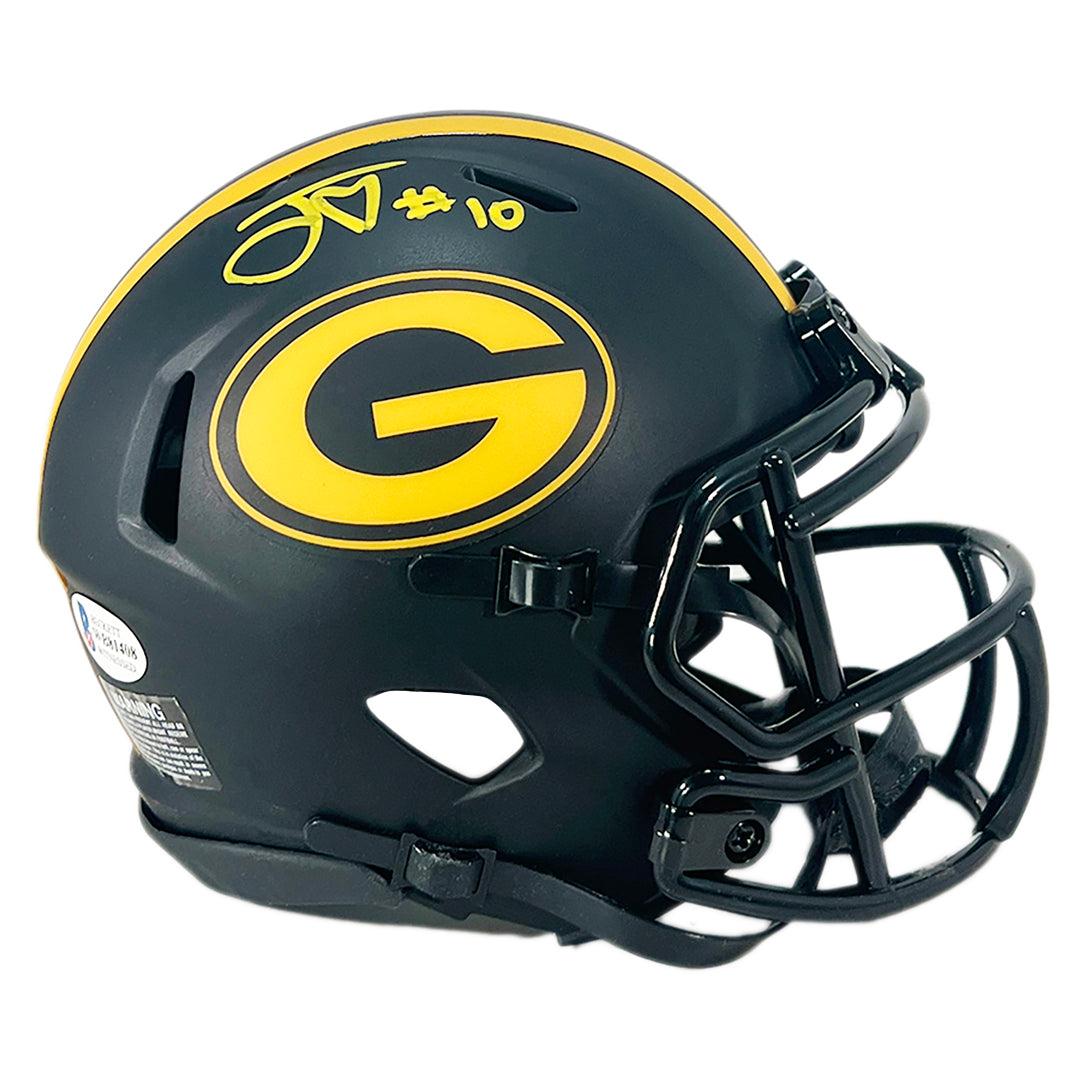 Jordan Love Signed Green Bay Packers Eclipse Speed Mini Football Helme ...