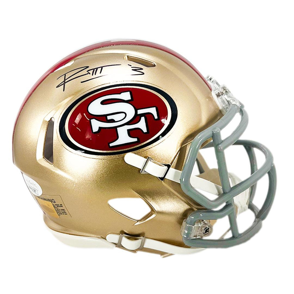Ray-Ray McCloud Signed San Francisco 49ers Speed Mini Football Helmet — RSA