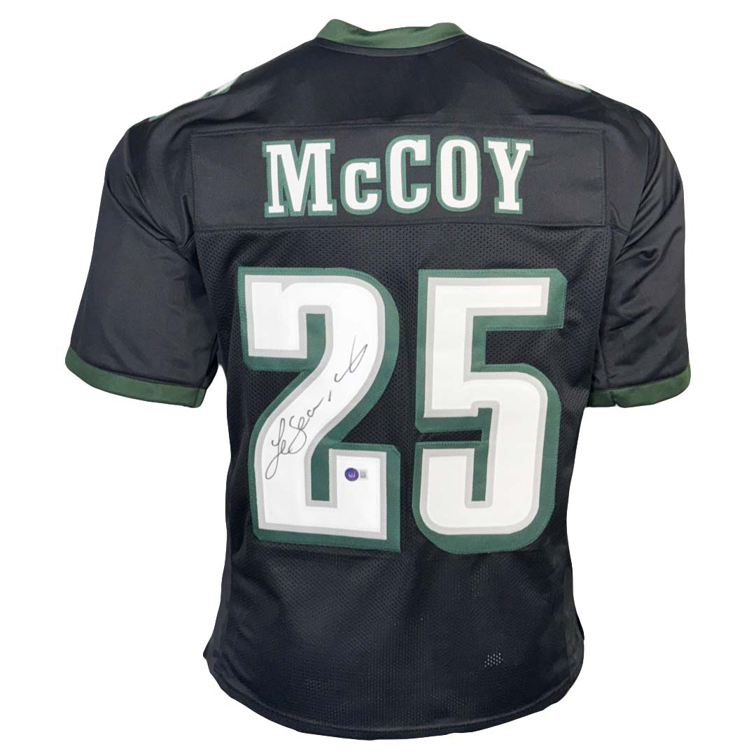 LeSean McCoy Signed Philadelphia Black Football Jersey (Beckett) — RSA