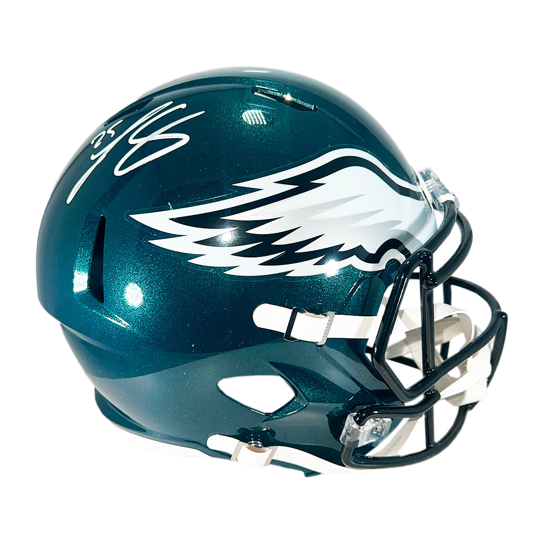 LeSean McCoy Signed Philadelphia Eagles Speed Full-Size Replica Footba ...