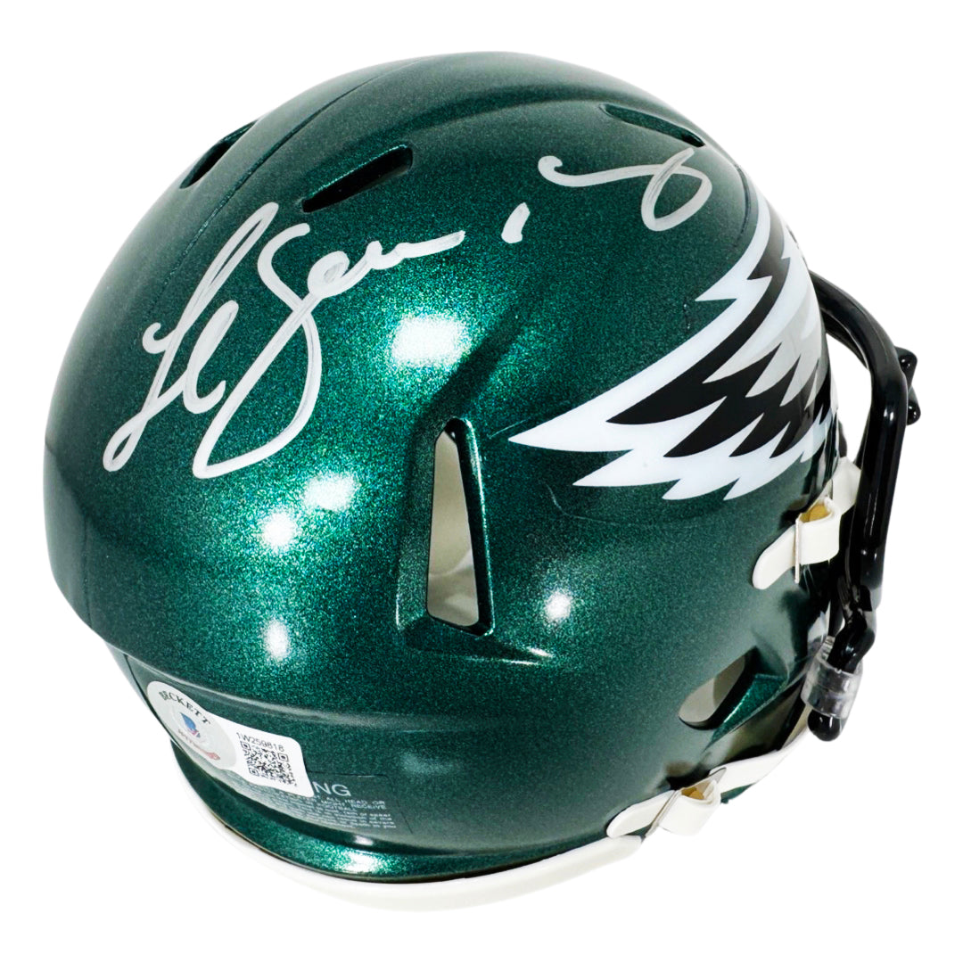 LeSean McCoy Signed Philadelphia Eagles Speed Mini Football Helmet (Be ...