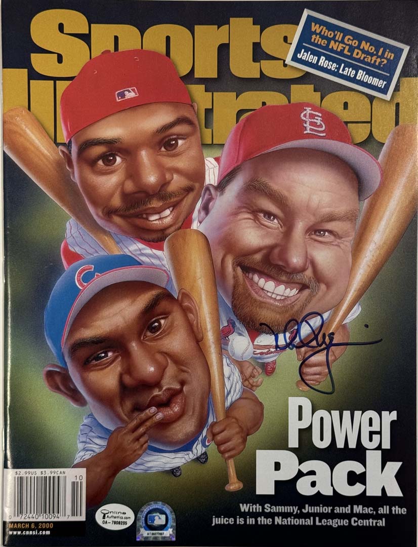 Mark McGwire Signed Sports Illustrated 5/6/2000 Issue (JSA) — RSA