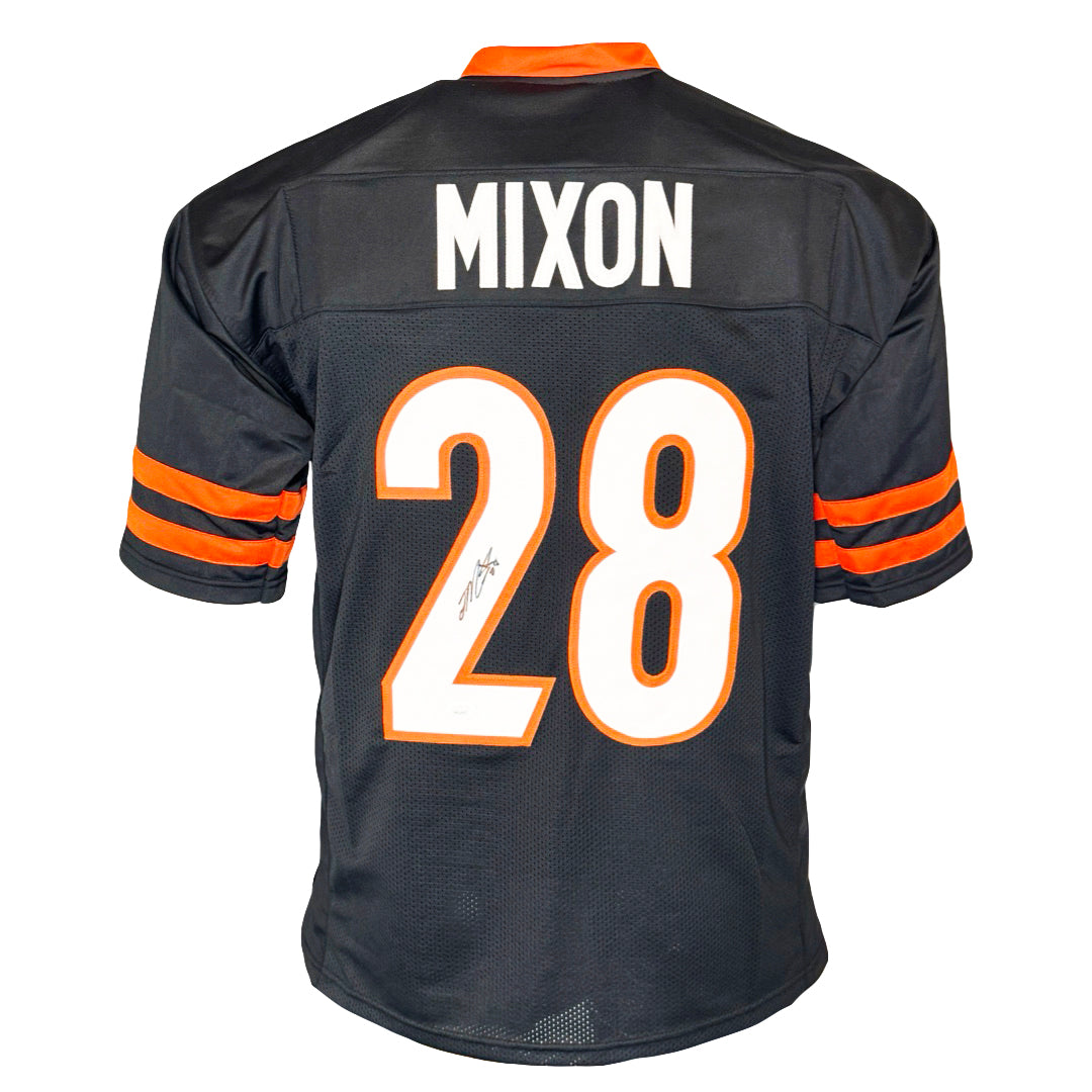 Joe Mixon Signed Cincinnati Black With Orange Trim Football Jersey (JS ...