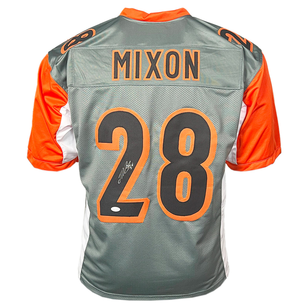 Joe Mixon Signed Cincinnati Grey Football Jersey (JSA) — RSA
