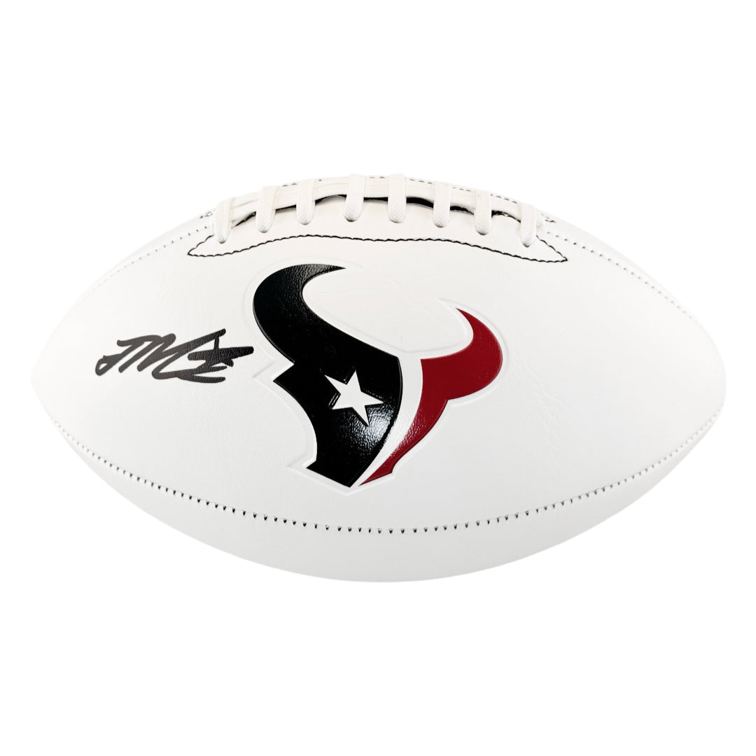 Joe Mixon Signed Houston Texans Official NFL Team Logo Football (JSA) — RSA