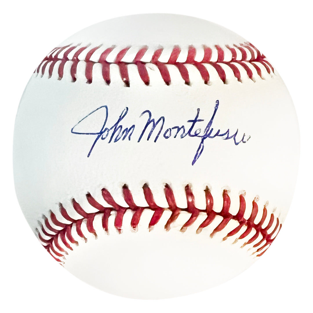 John Montesfusco Signed Rawlings Official Major League Baseball (Becke ...