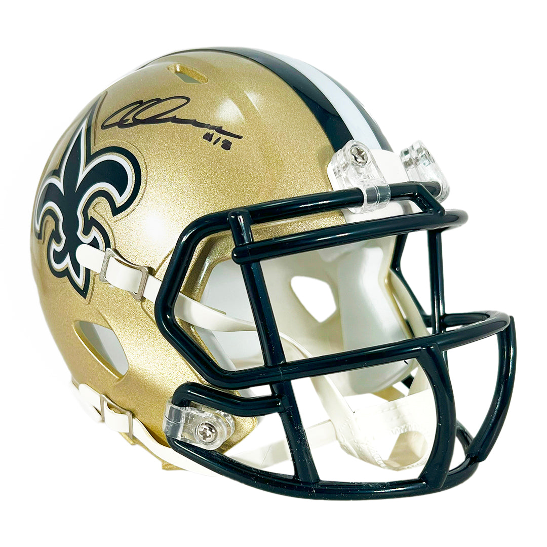 Chris Olave Signed New Orleans Saints Speed Mini Football Helmet (Beck ...