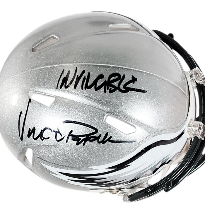 Vince Papale Signed Invincible Inscription Philadelphia Eagles Flash S ...