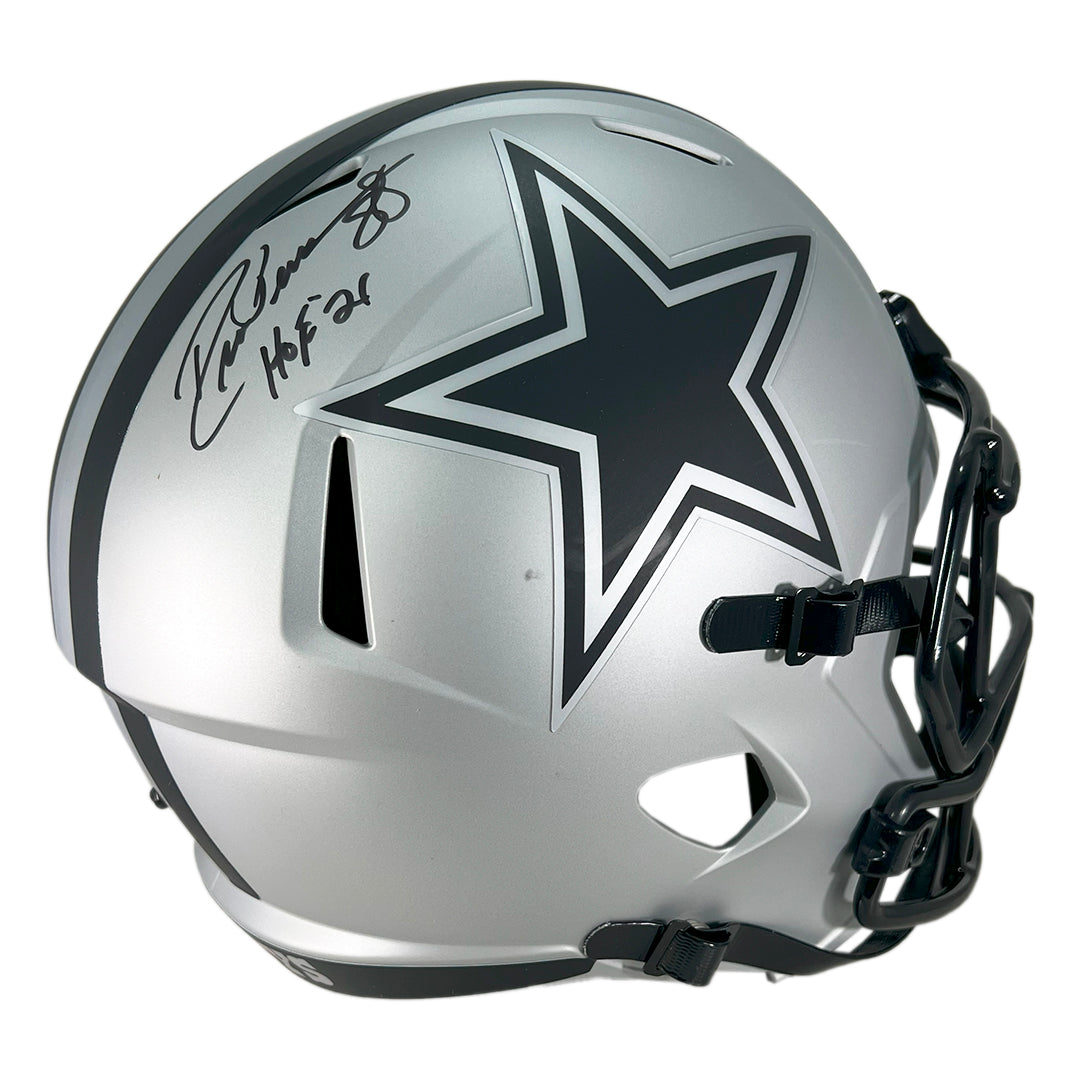 Drew Pearson Signed HOF 21 Inscription Dallas Cowboys Rave Full-Size R ...