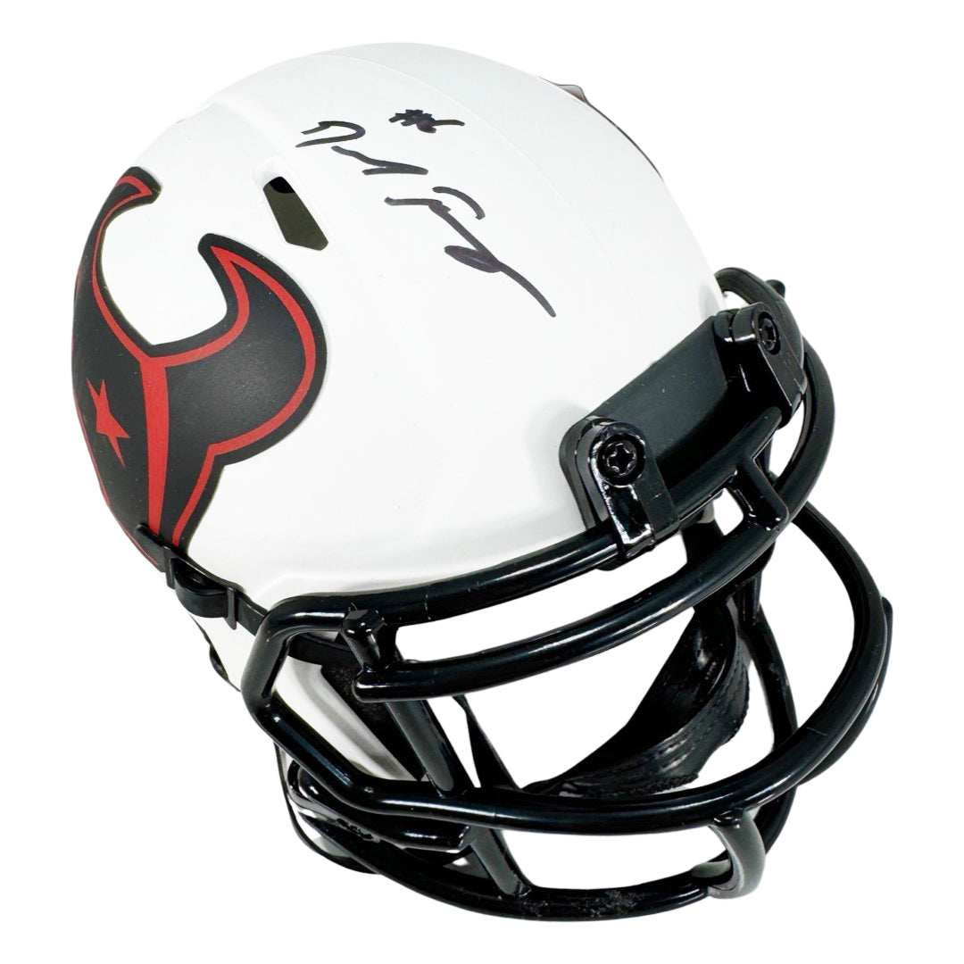 Denzel Perryman Signed Houston Texans Lunar Eclipse Speed Mini Footbal ...
