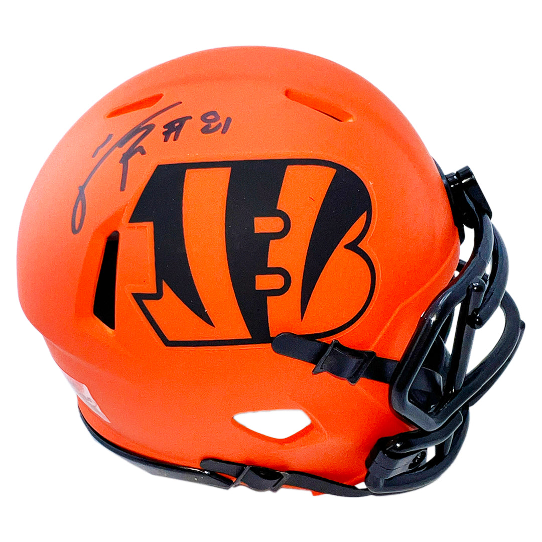 Carl Pickens Signed Cincinnati Bengals Rave Mini Football Helmet (JSA ...