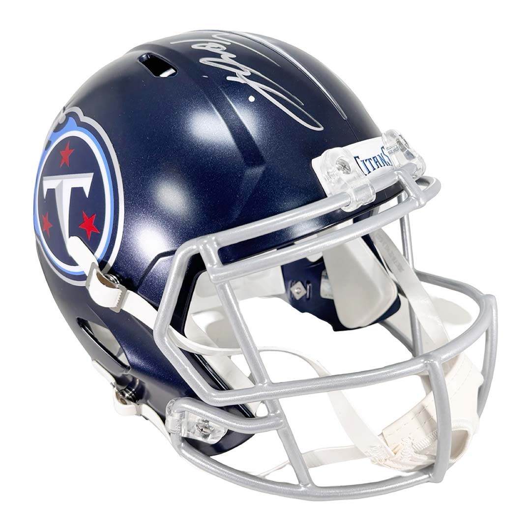 Tony Pollard Signed Tennessee Titans Speed Full-Size Replica Football — RSA