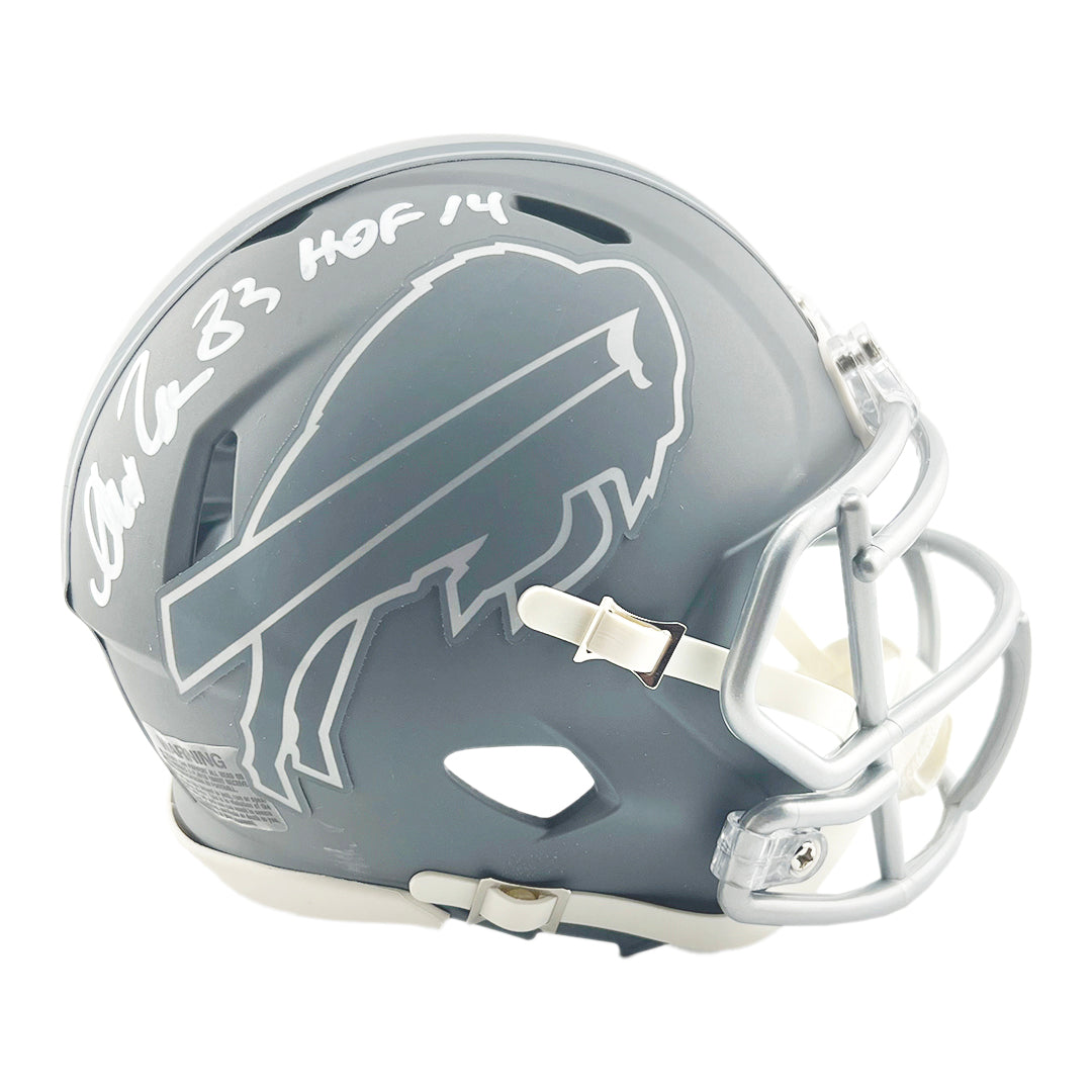 Andre Reed Signed HOF 14 Inscription Buffalo Bills Slate Alternate Spe ...