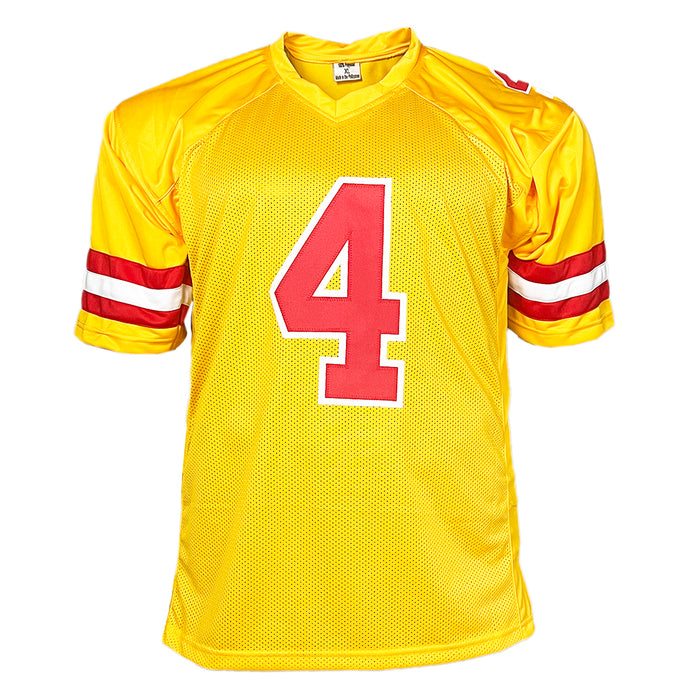 Rashee Rice Signed Kansas City Yellow Football Jersey (JSA) — RSA