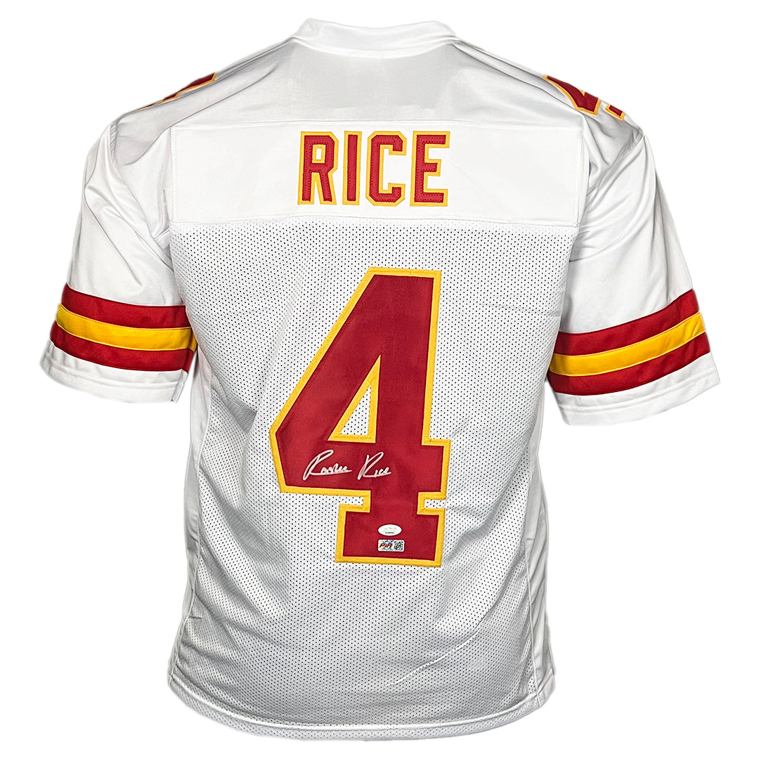 Autographed Rashee Rice Jersey Kansas City White — RSA